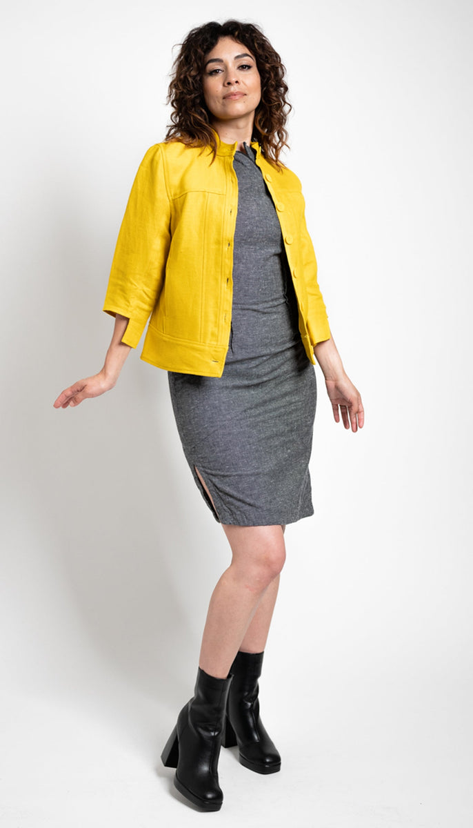 Non-Jean, Jean Jacket / Sunflower – naturevsfuture
