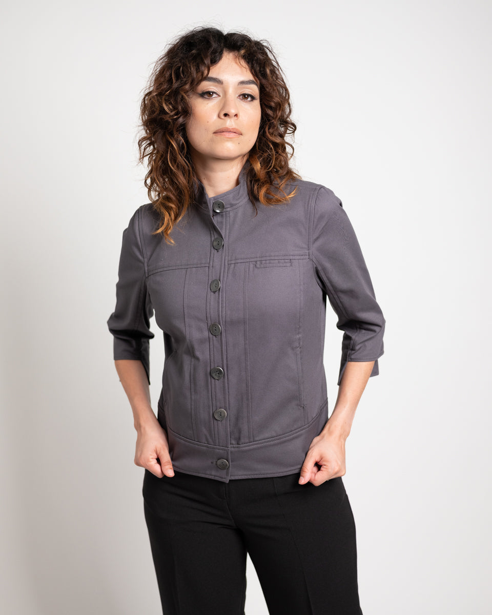 Non-Jean, Jean Jacket/ Organic Cotton Twill – naturevsfuture